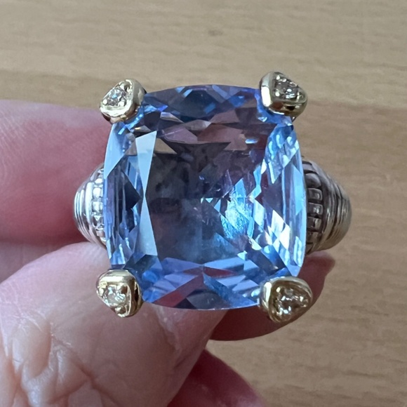 Judith Ripka | Jewelry | Judith Ripka Two Fontaine 8k Gold 925 Sterling ...